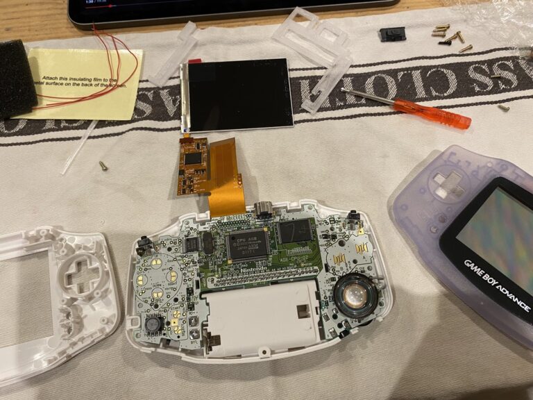 Game Boy Advance Screen Upgrade – Stay Frosty